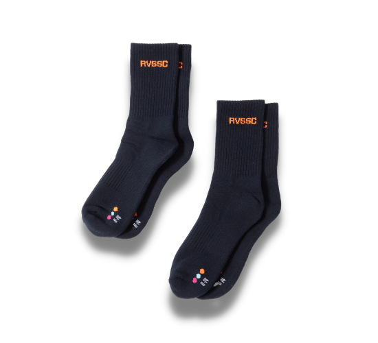 Sock Initialed Crew RVSSC 2pk - Accessories - Ripley Valley State ...